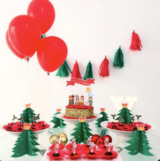 21 ideias de temas inspirados no Natal para festa de aniversário - It Mãe