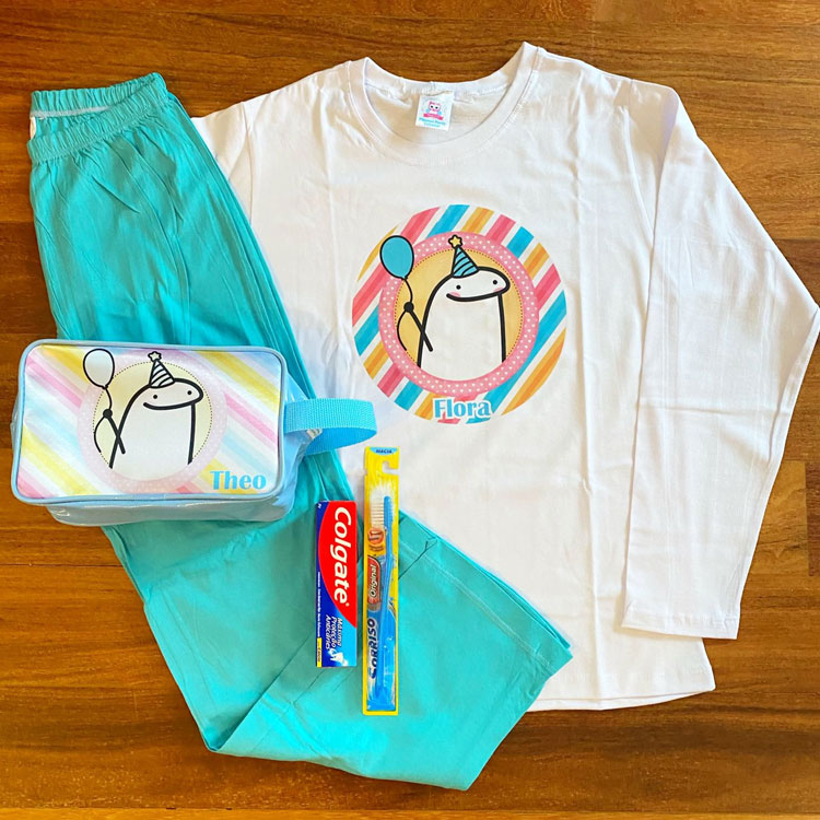 Rep bardei tiu iu: festa do pijama do Flork para as kids! - It Mãe